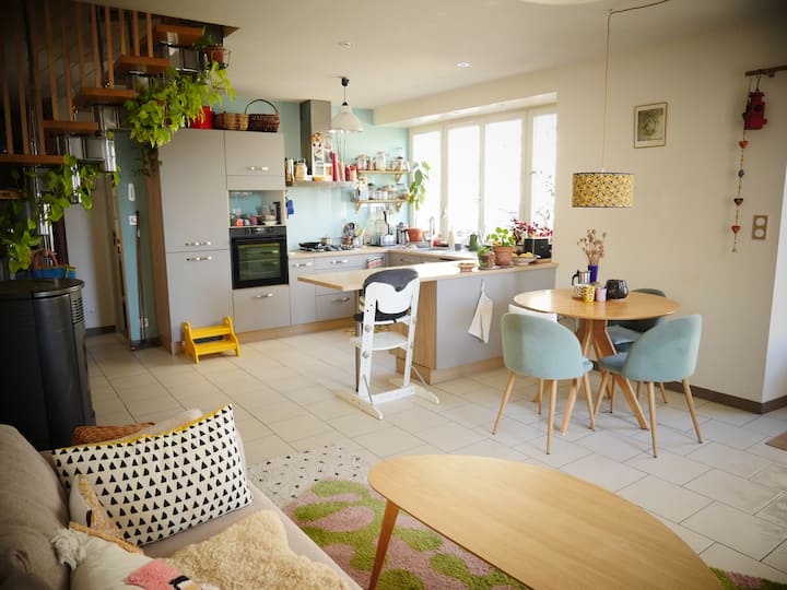 Maison De Charme Avec Jardin Et Vue Agréable - Angers