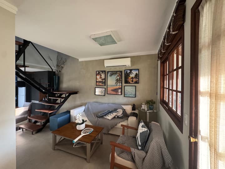 Riviera De São Lourenço: Casa Com Ar+churrasqueira - Bertioga