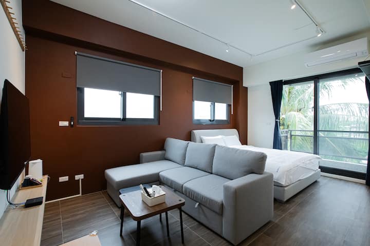 穗影｜木質慢旅雙人房 - 지안 향