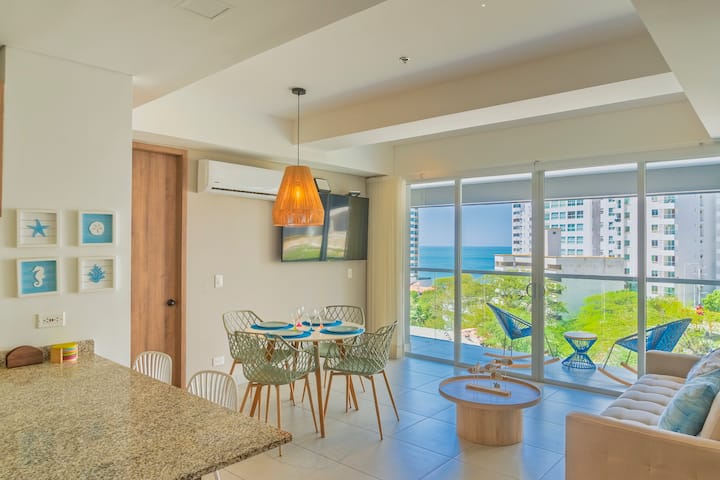 Ocean View | Rodadero Premium | 2-bedroom Suite - Santa Marta