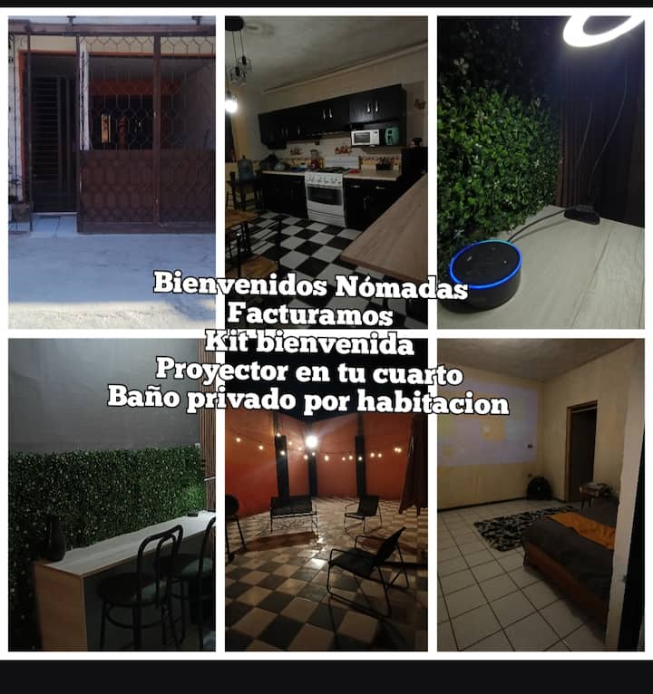 Casa 3 Habitaciones, Proyector, Work Area Y Asador - Saltillo