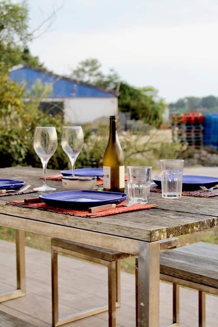 Maison Confortable Avec Vue Sur Le Pont - La Trinité-sur-Mer