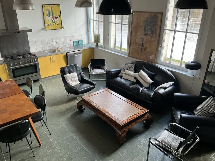 Maison Avec Vue Incroyable Et Acces Quai De Loire - Bourgueil