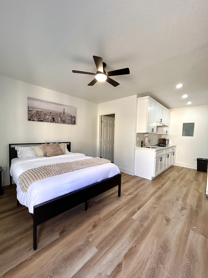 Modern Cozy Studio (Unit B) - Modesto, CA