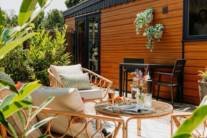 Tiny House Bamboo Omheinde Tuin & Bbq Vlakbij Bos - Netherlands