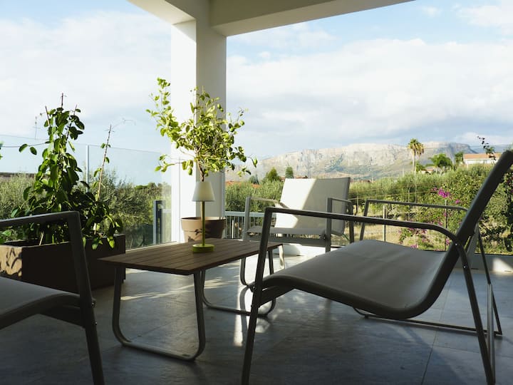 2 Camere 4 Posti Letto Con Veranda Vista Mare - Partinico