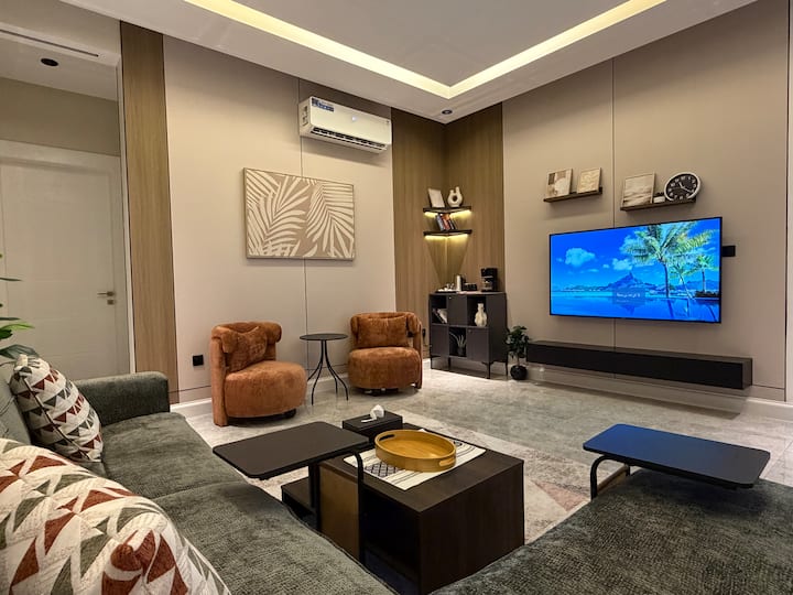 شقة غرفتين نوم بتصميم فندقي فاخر ودخول ذكي - Saudi Arabia