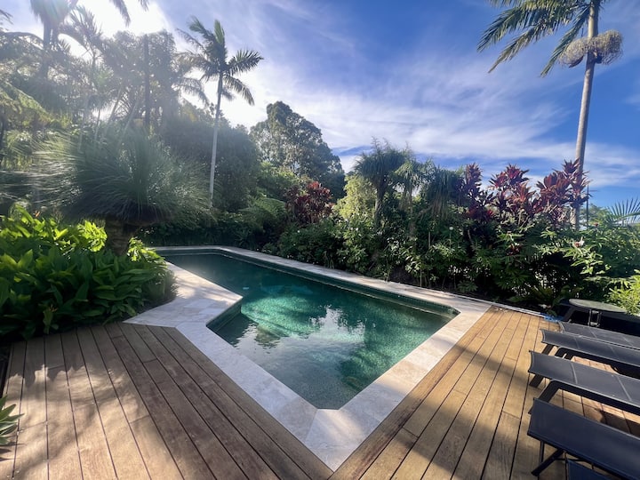 Modern Tropical Escape Close To Byron With Pool - Mullumbimby