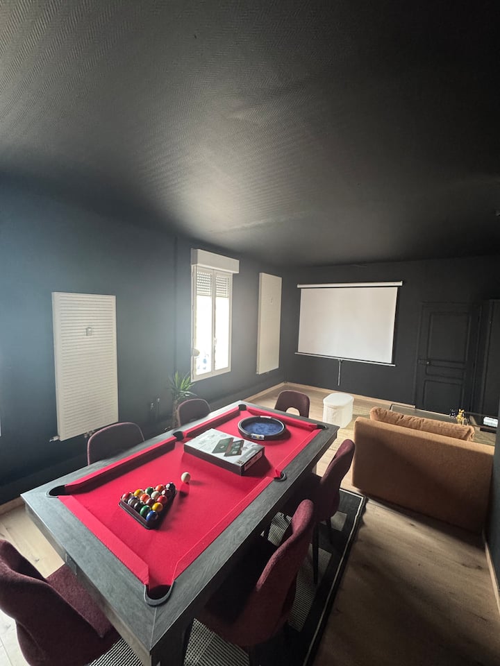 La Garçonnière - 3 Chambres - Billard - Babyfoot - - Soissons