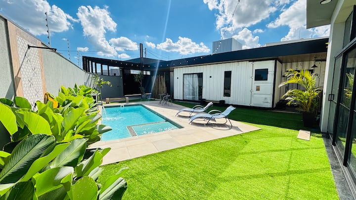 Studio Container Sbo 3/ar/mini Cozinha E Piscina - Americana