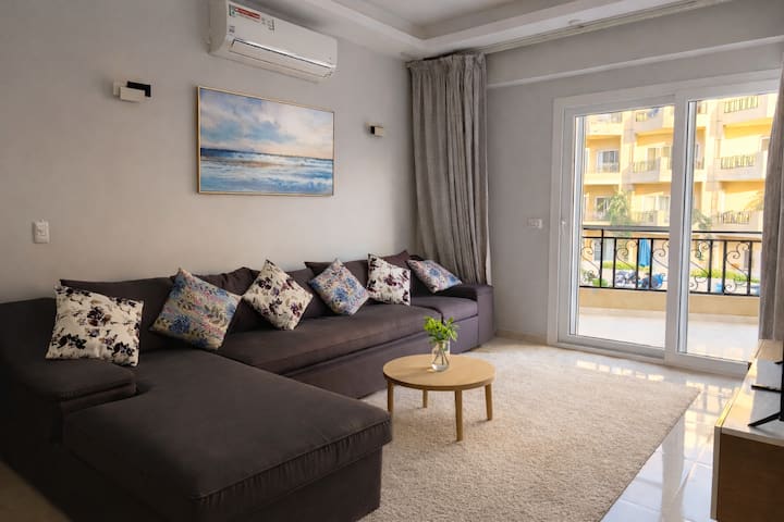 Spacious 3br | 2 Baths | Pool View | Selena Bay - Hurghada