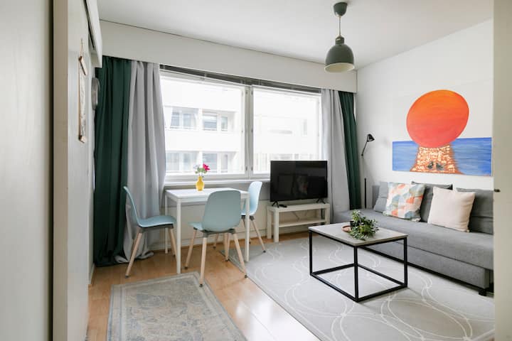 Spacious Studio In The Center|disney+ & Travel Cot - Helsinki