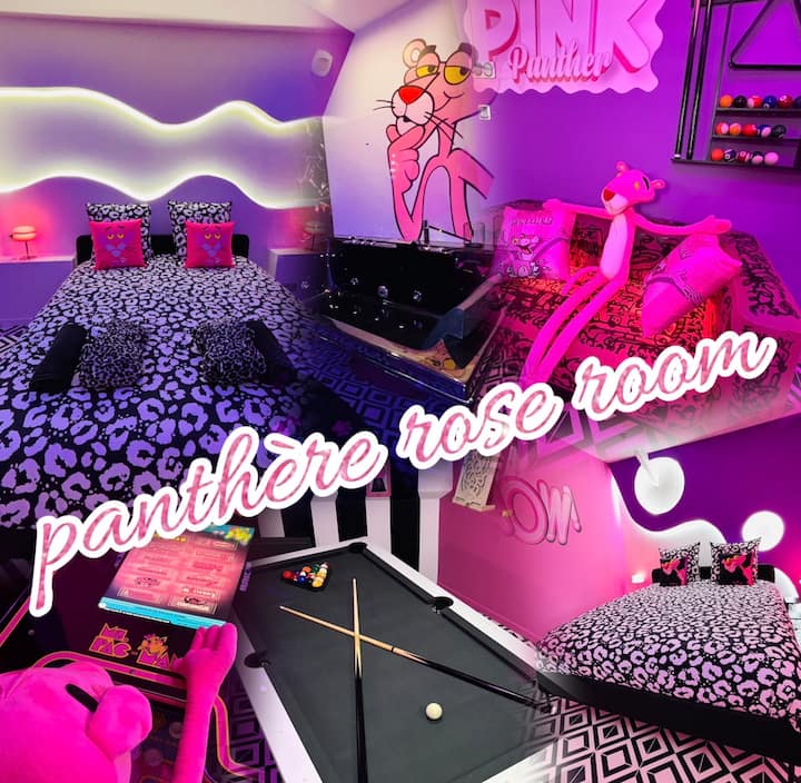 Panthère Rose – Jacuzzi, Billard Et ÉCran Cinéma - Épernay