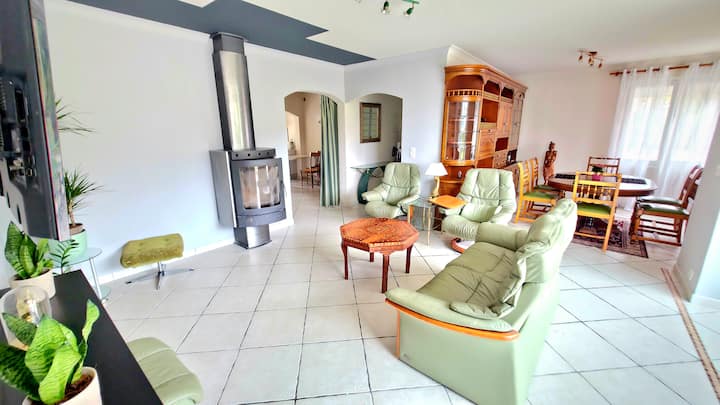 Villa Plain-pied 110 M², Jardin Privé, 150 M Plage - Saint-Cyr-sur-Mer