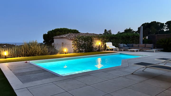 Belle Maison Avec Piscine Et Vue Mer. - La Croix-Valmer