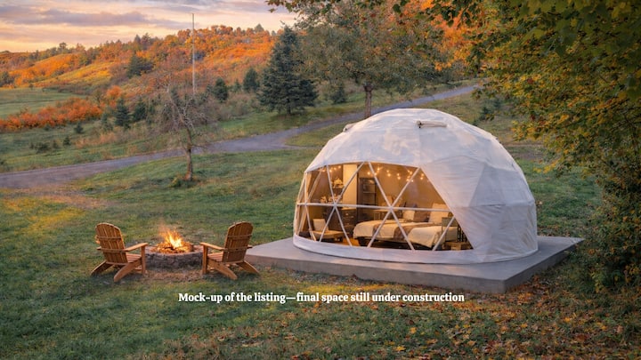 New Glamping Dome On Christmas Tree Farm - Whipple Dam State Park, Petersburg
