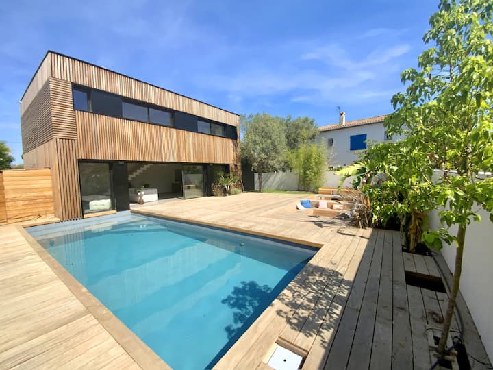 Confort Moderne & Piscine Pour Vacances Parfaites - Carnon