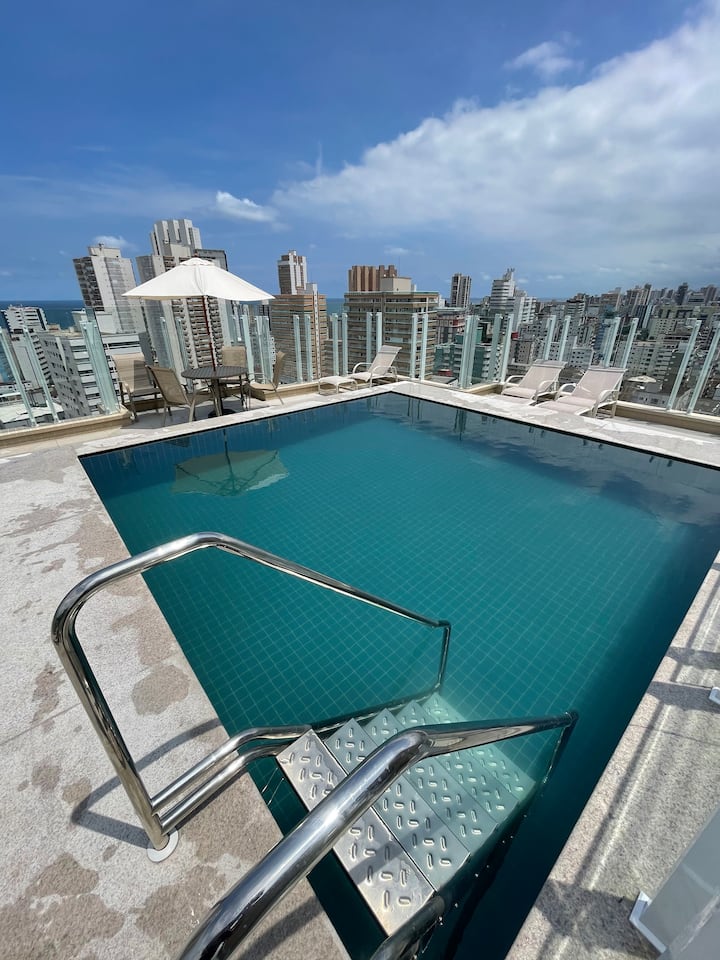 Studio Novo-piscina, Sauna, Churrasqueira E Vaga. - Praia Grande