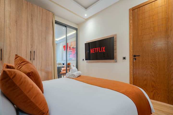 Studio 1br Moderne & Lumineux | Calme-wifi-netflix - Casablanca