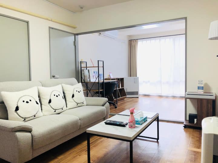 円山公園・北海道神宮すぐ！80㎡・3ldk貸切！/最大8名/子供大歓迎/中国語ok/open記念割引 - Sapporo