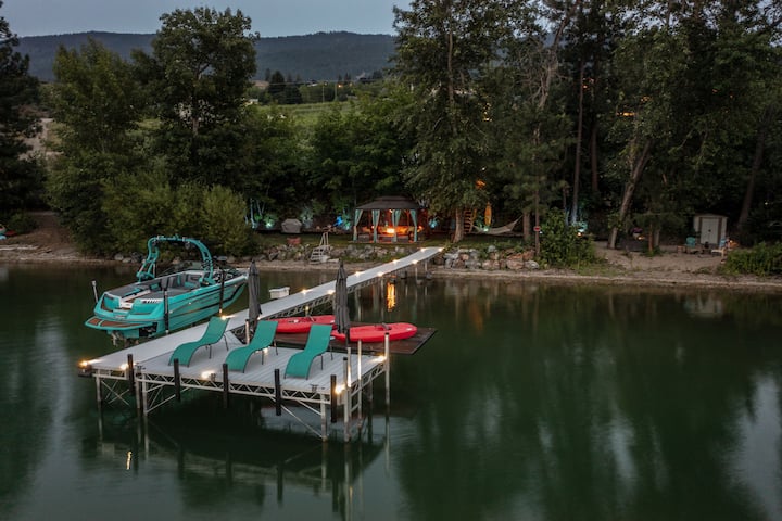 Woodlake Paradise - Private Beach & Orchard. - Lake Country