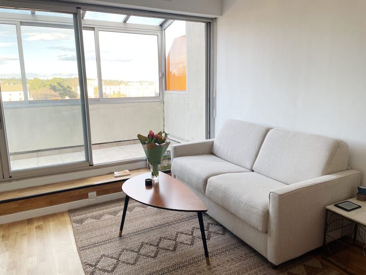 Vue Dégagée & Terrasse – Beaux-arts - Montpellier