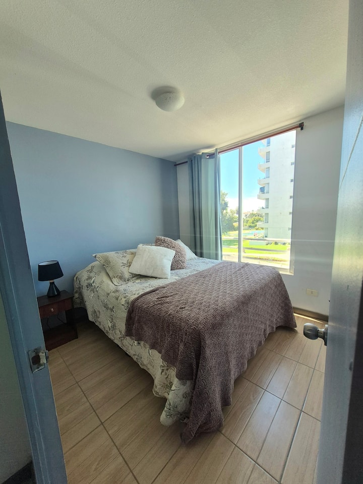 Hermoso Departamento Familiar A Pasos Del Mar - La Serena