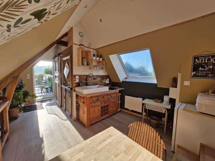 Beau Logement Avec Sa Terrasse Vue Sur La Campagne - Neufchâtel-en-Bray