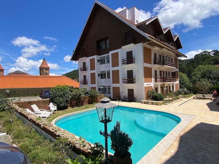 Apartamento Em Cond Megeve Campos Do Jordão Sp - Campos do Jordão