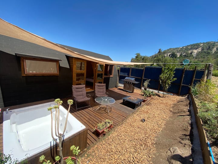 Cabaña Para 2 Con Jacuzzi Exterior Privado - Pirque