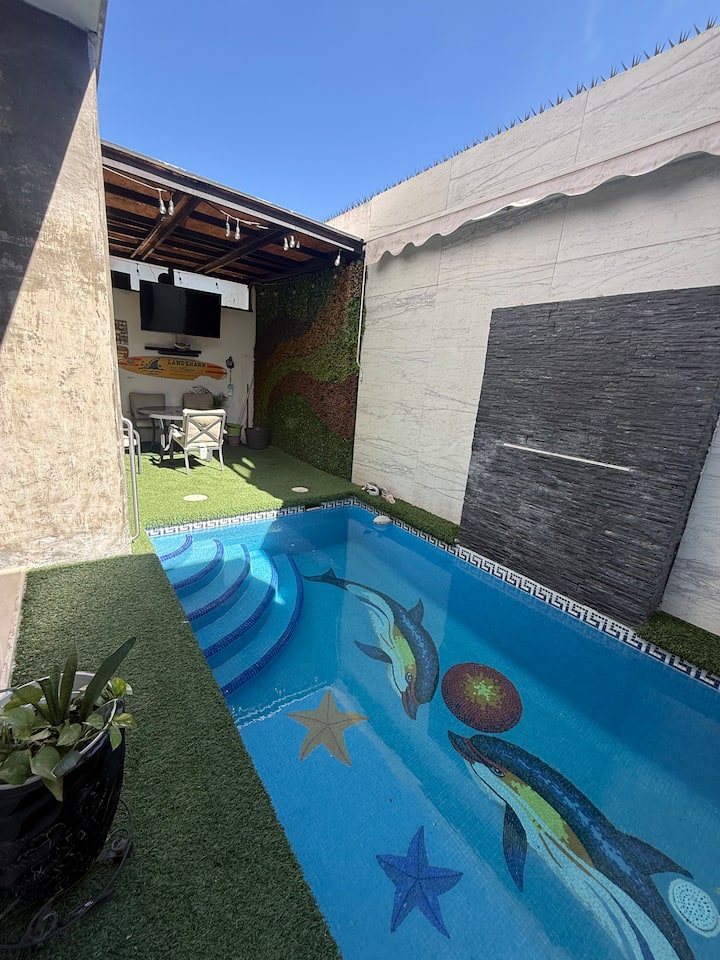 Casa Con Alberca Privada Para Hasta 10 Personas - Santa Catarina, México