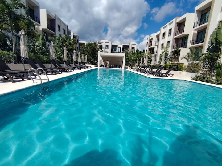 Sol, Alberca Y Confort Ombú |2 Recámaras |2 Baños - Cancún