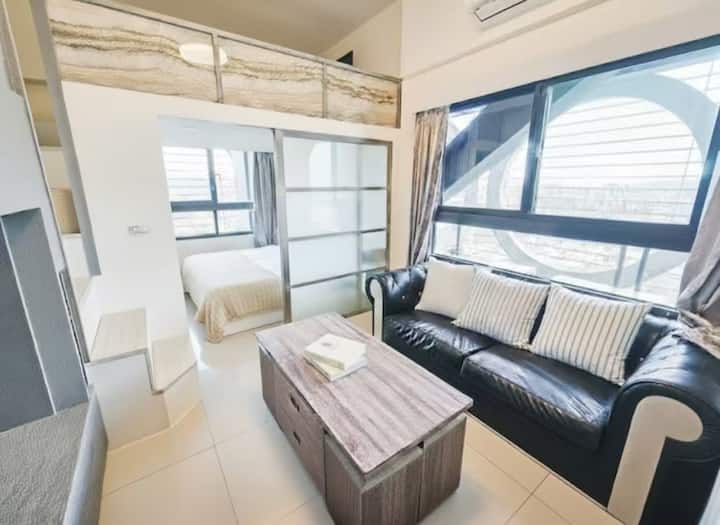 Mrt板橋新埔站|簡約雅居・夜景美宅|樓下百貨超商美食街・生活最便利 - 新莊區