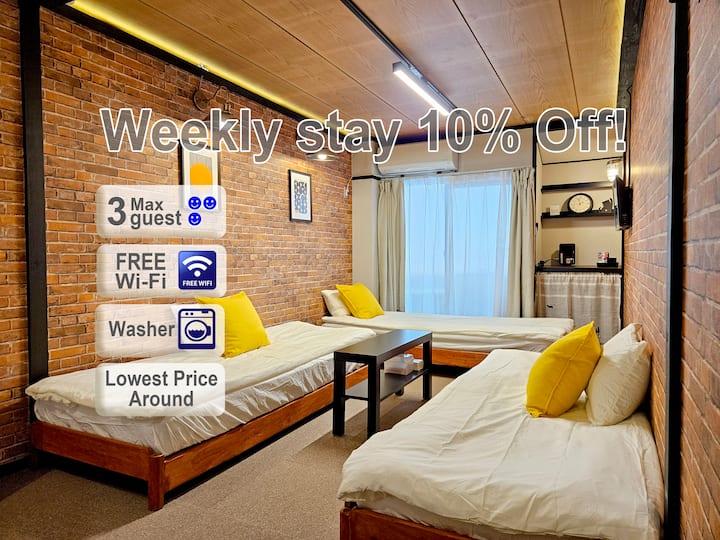 【52】5min To Shin-osaka｜3pax｜private｜cozy&value - Japon