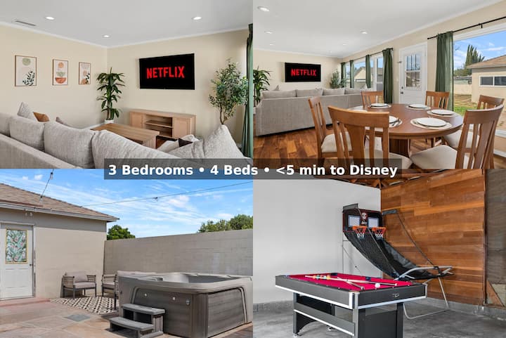Spacious Central Disney Home W/ Spa And Arcade - Anaheim