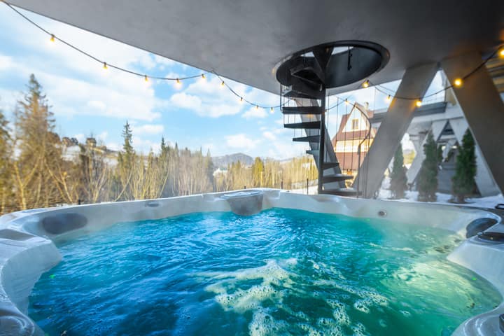 Crystal Pine Luxury Villa With Hot Tub & Sauna - Zakopane