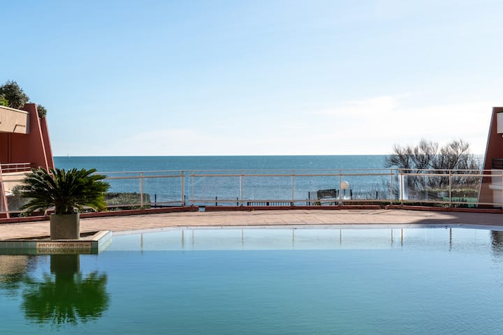 Appartement La Corniche Vue Piscine Et Mer - 塞特港