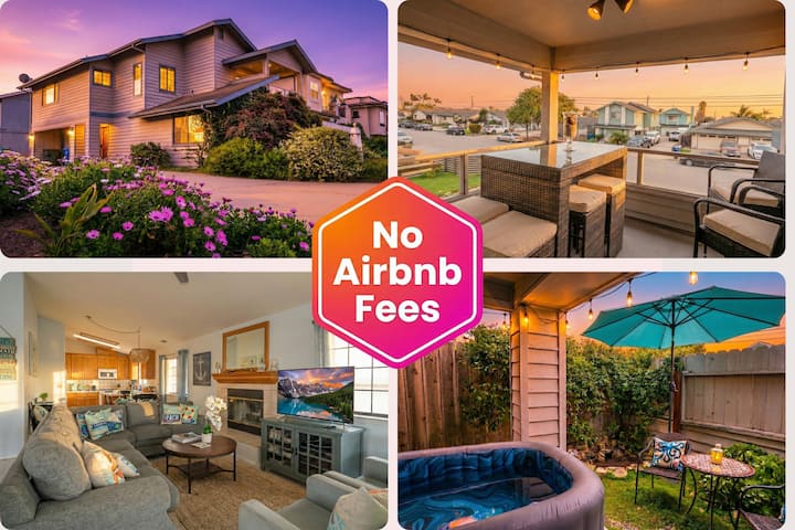 ‼️Spacious 3br Home With Hot Tub & Private Yard - Pismo Beach, CA