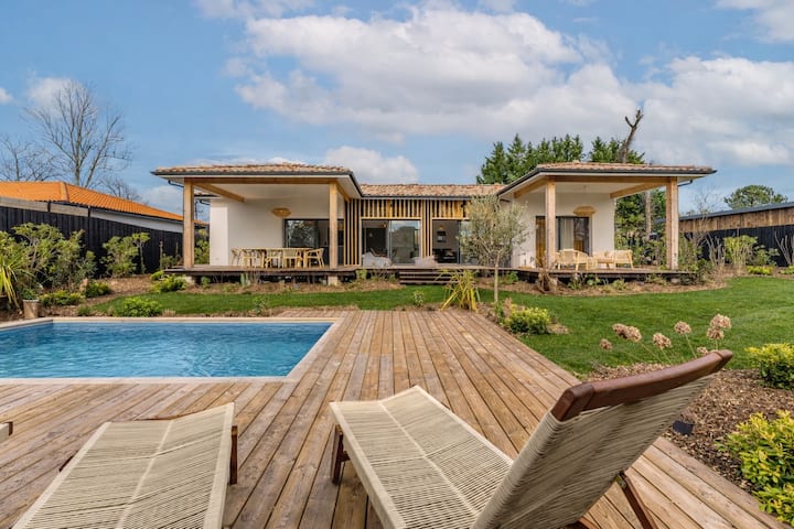 Villa Pinea - Piscine Chauffée - Bassin D’arcachon - Mios