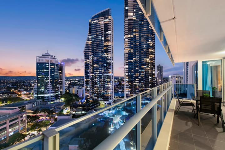 H’residences - Central 1 Bedroom Unit - Lvl 15 - Surfers Paradise