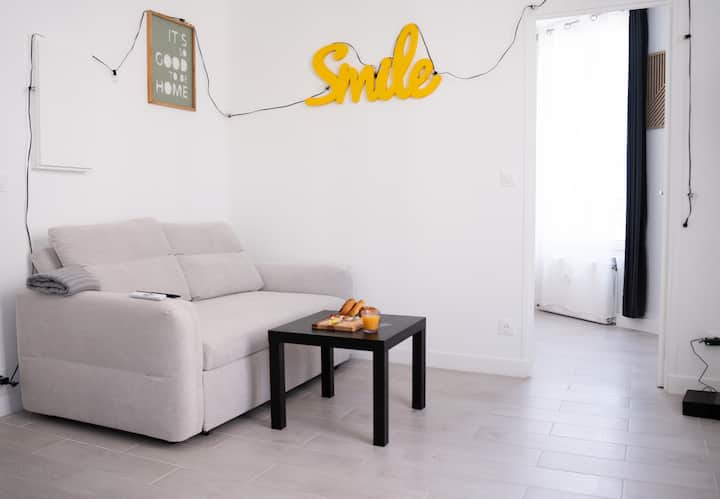 L'arago - Appartement Cosy - Idéal Pour 2/3 Pers - Porte de Pantin