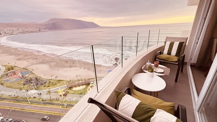 Estudio En Península: La Mejor Vista A Playa Brava - Alto Hospicio