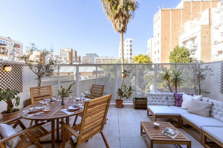 Poblenou Llull Terrace Lodging Apartments - Barcelona