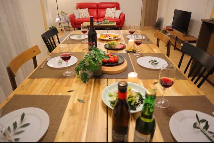 長島遊園地 アウトレット|広々Ldk 寝室5つ|山々の眺めと深呼吸|名古屋 岐阜 三重観光|駐車場2 - Kuwana