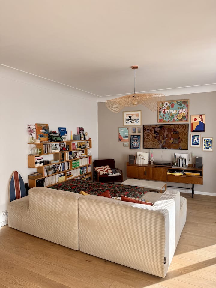 Rennes à Pied, Balcon Ensoleillé & Prairies à Côté - Rennes