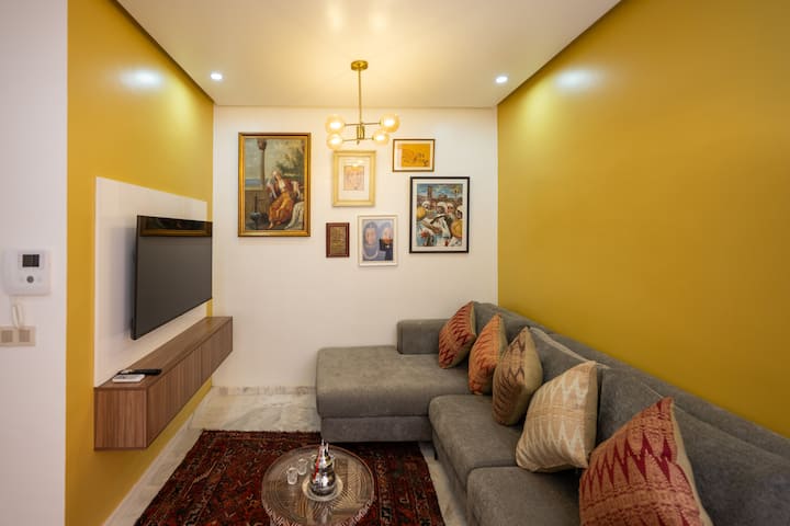 ÉLégant 2br Au Cœur De Guéliz + Parking - Marrakesh