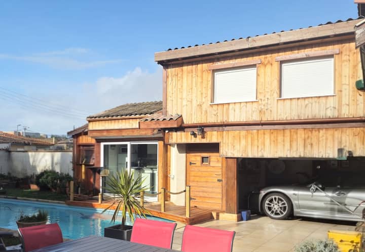 Studio De Jardin Cosy Lumineux Avec Piscine - Libourne