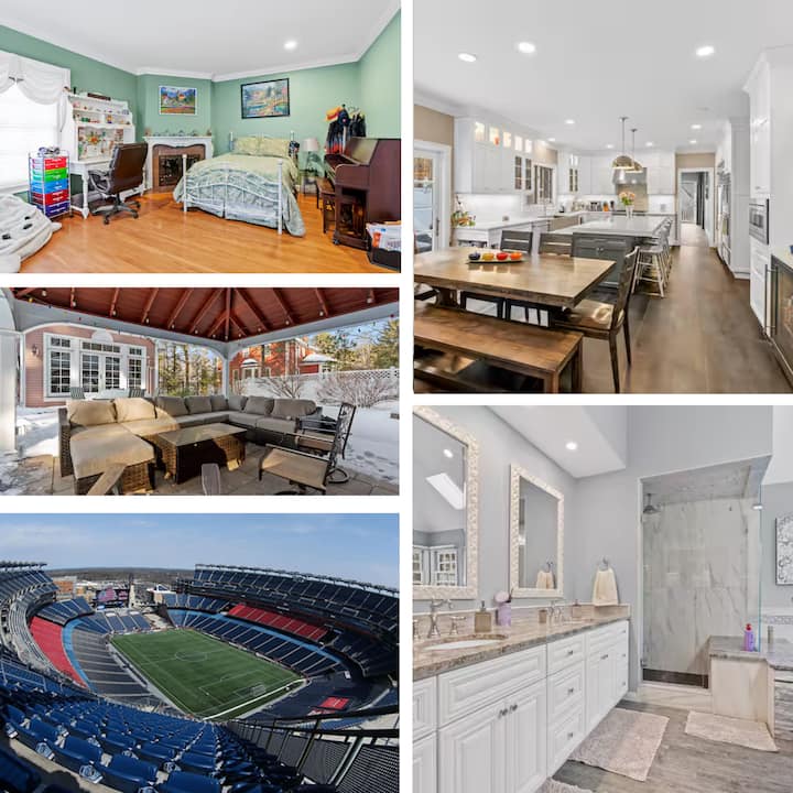 8mi To Gillette Stadium | Spacious Home Sleeps 12 - Foxborough, MA
