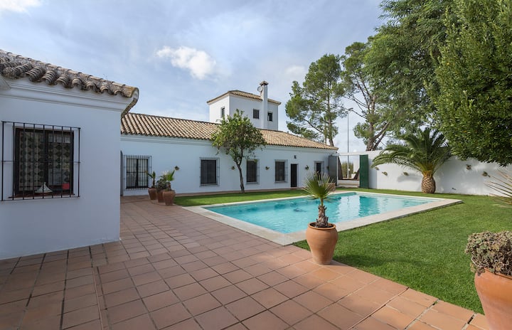 Cortijo Malos Humos Piscina - Puerto Serrano
