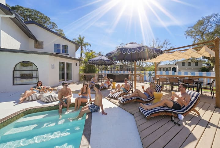 Heated Pool•gym•sauna•hot Tub•fire Pit & 7 Beds! - Madeira Beach, FL